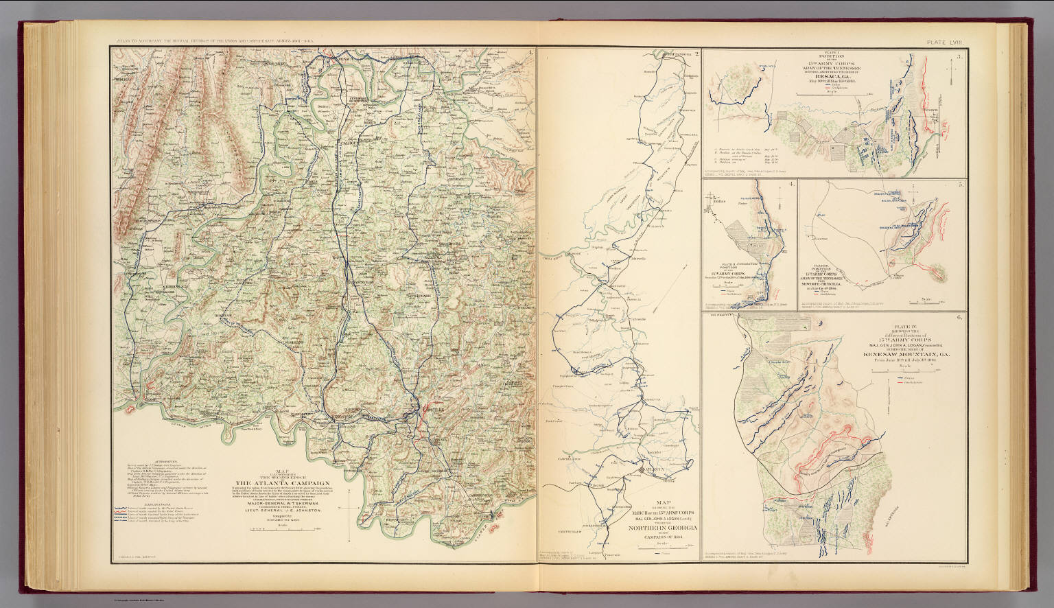 Atlanta Campaign, 2nd epoch. - David Rumsey Historical Map Collection