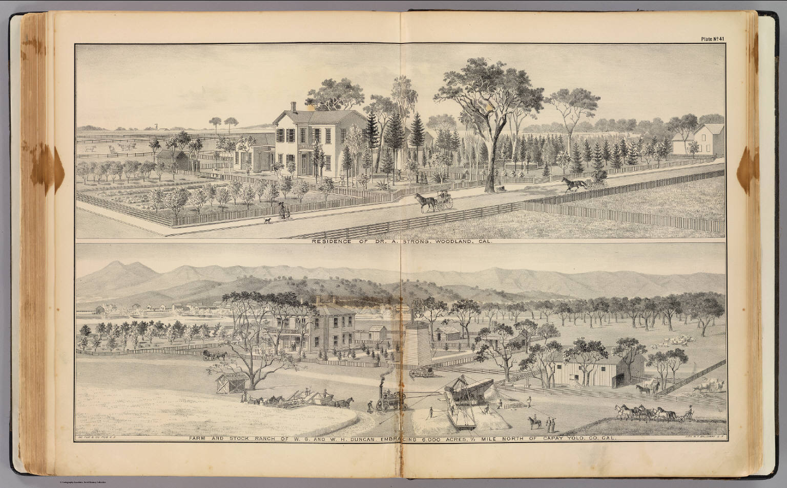 Woodland res., Capay farm. - David Rumsey Historical Map Collection