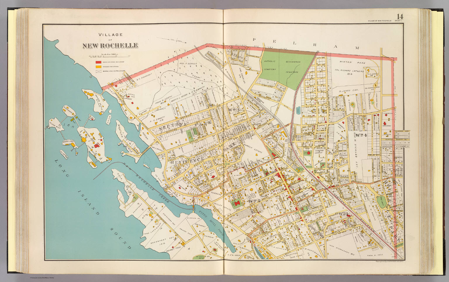 New Rochelle. - David Rumsey Historical Map Collection