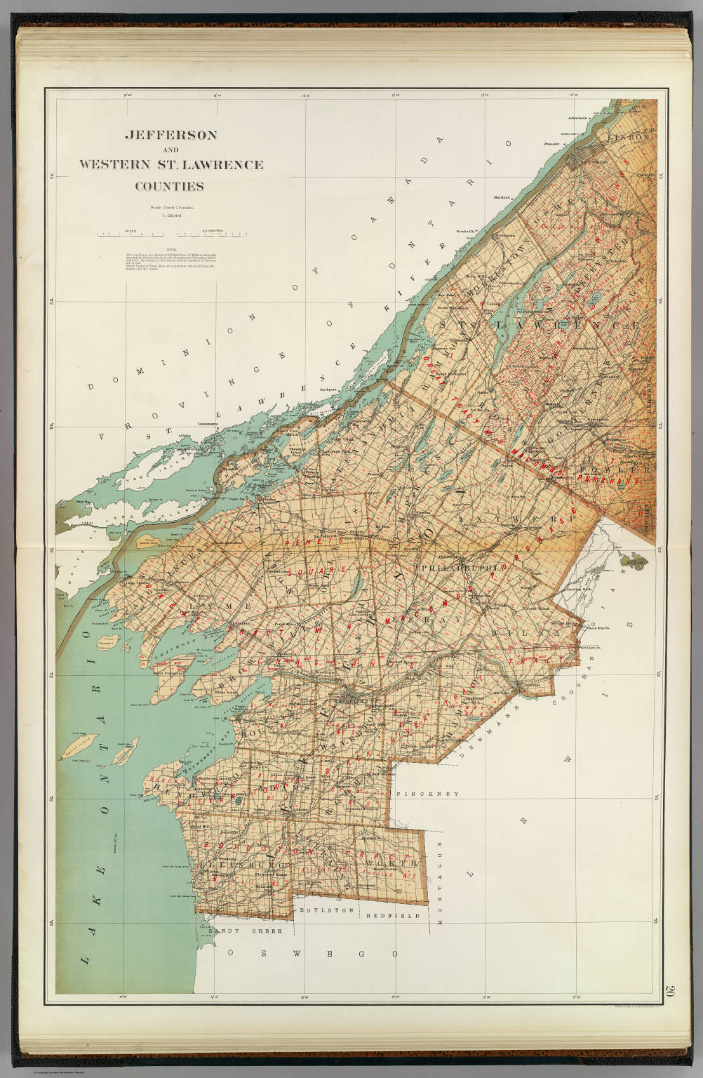 Jefferson, St. Lawrence counties. - David Rumsey Historical Map Collection