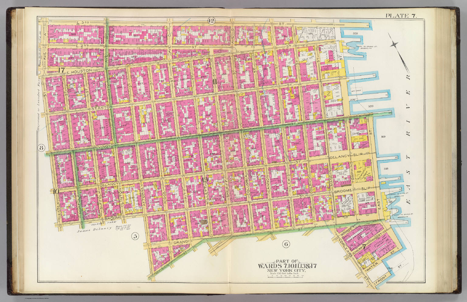 Pl. 7: wards 7, 10-11, 13, 17. - David Rumsey Historical Map Collection