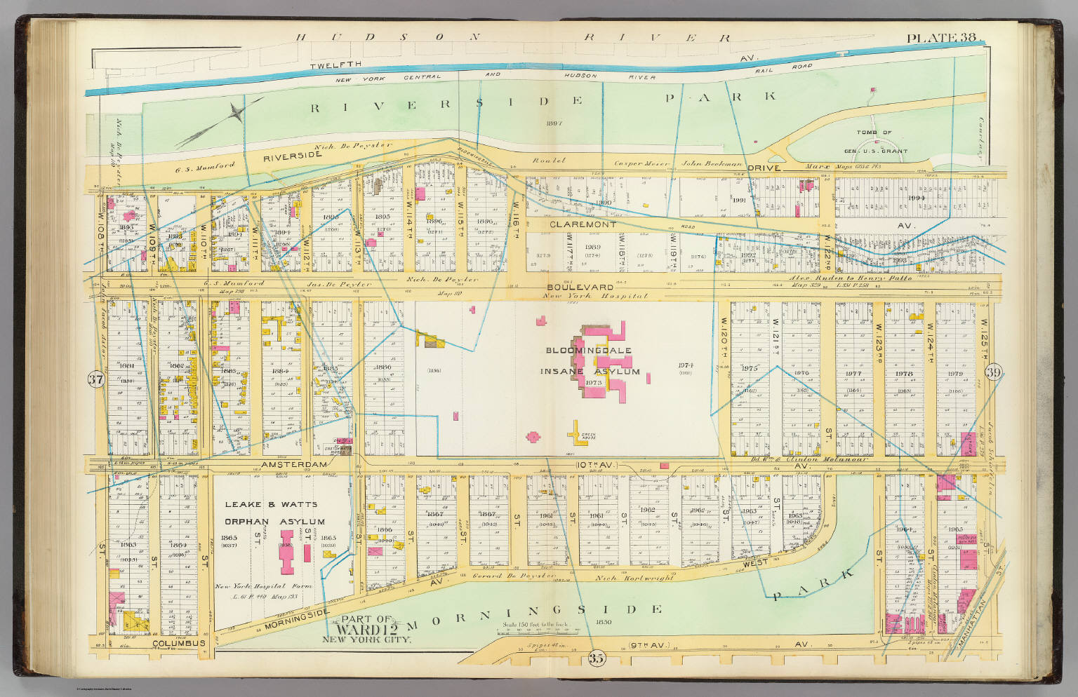 Pl. 38: ward 12. - David Rumsey Historical Map Collection