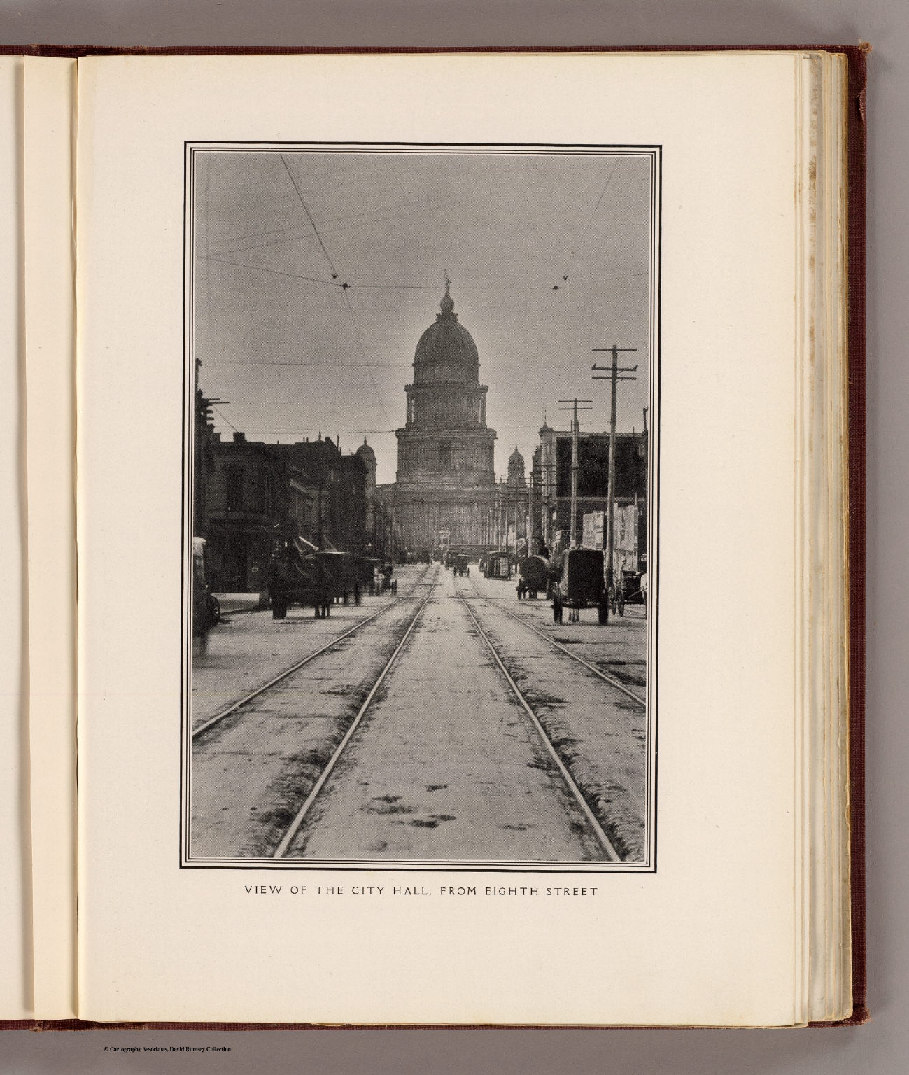 City Hall from 8th St. - David Rumsey Historical Map Collection
