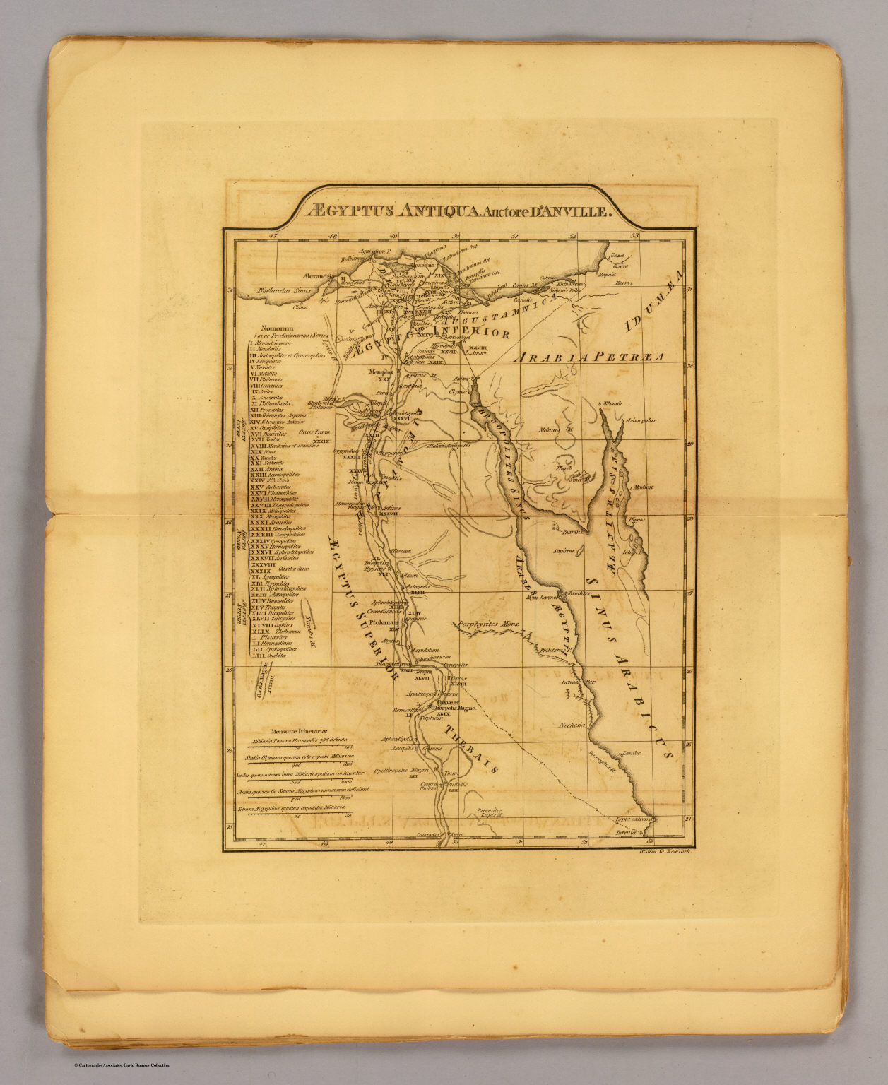 Aegyptus Antiqua. - David Rumsey Historical Map Collection