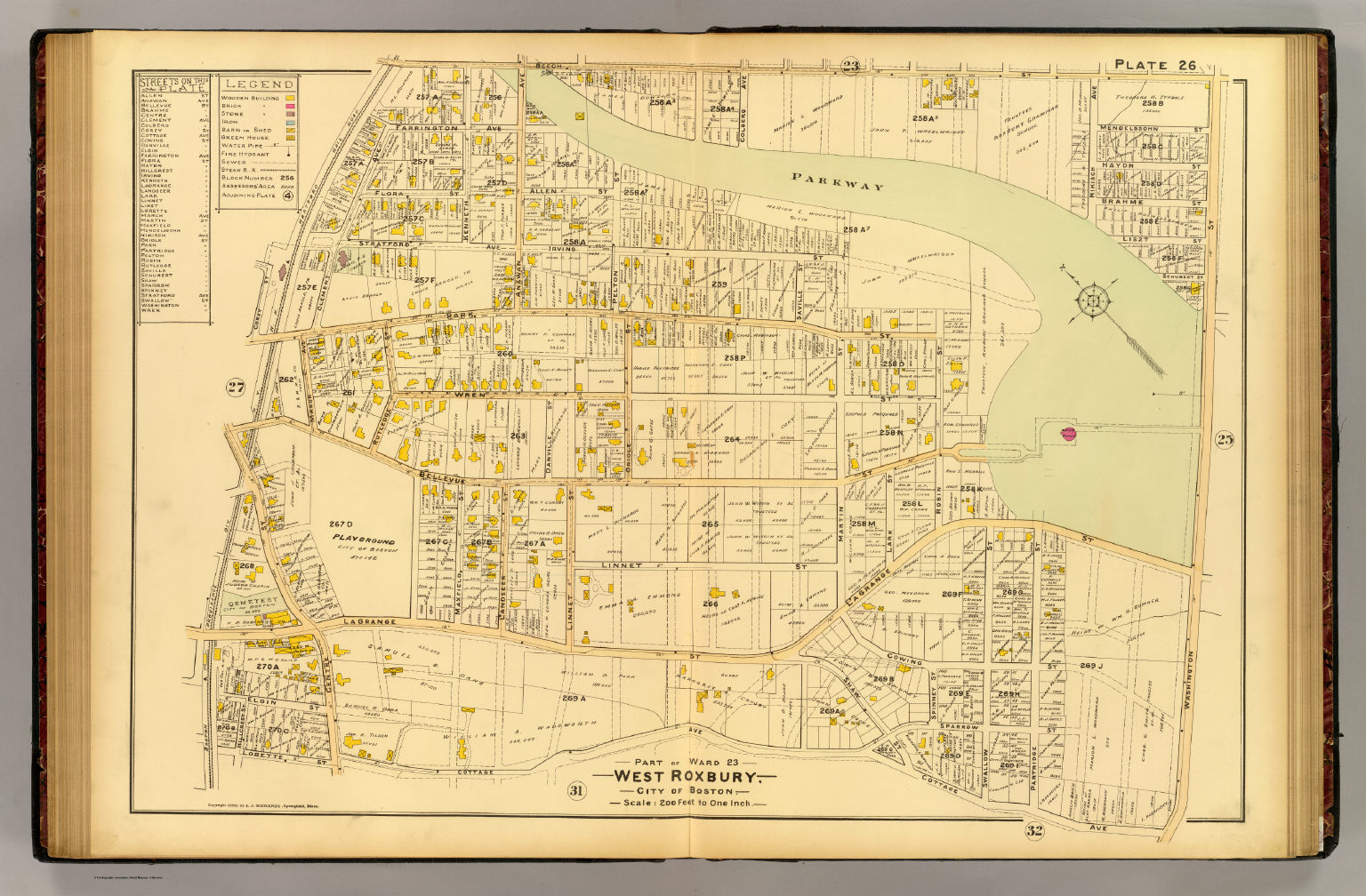 26. Ward 23 West Roxbury. - David Rumsey Historical Map Collection