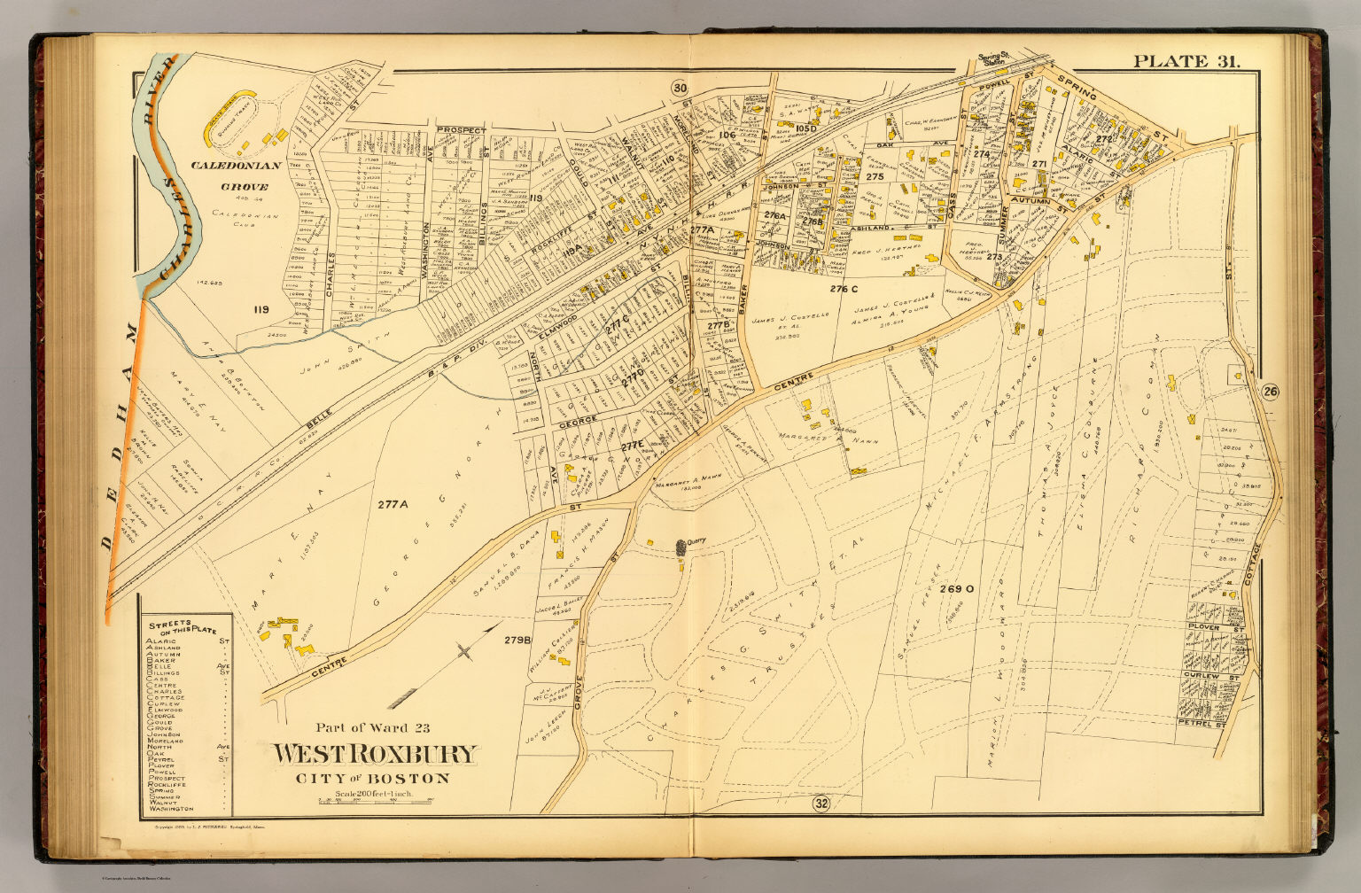 31. Ward 23 West Roxbury. - David Rumsey Historical Map Collection