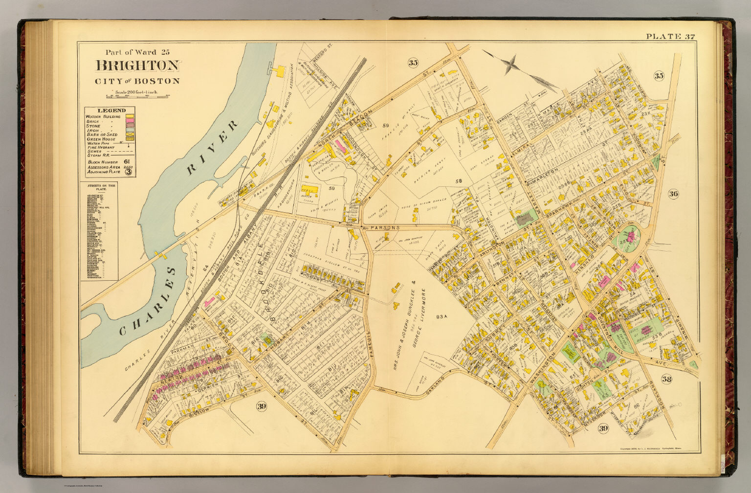 37. Ward 25 Brighton. - David Rumsey Historical Map Collection