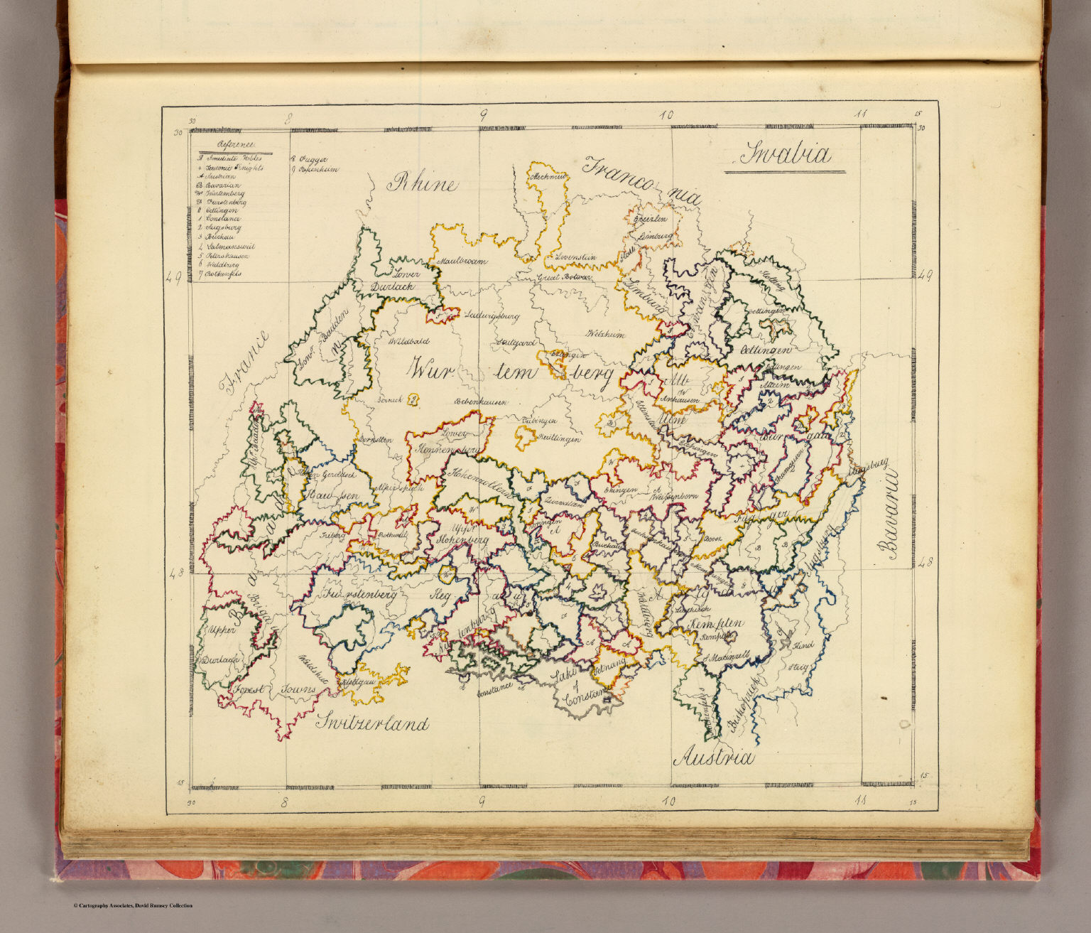 Swabia. - David Rumsey Historical Map Collection