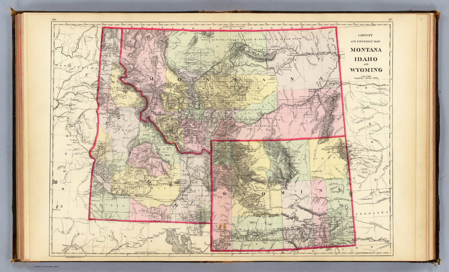 Mont., Ida., Wyo. - David Rumsey Historical Map Collection