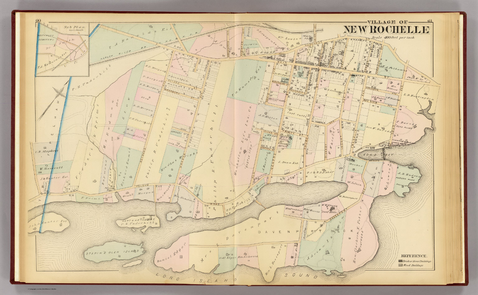 New Rochelle. - David Rumsey Historical Map Collection