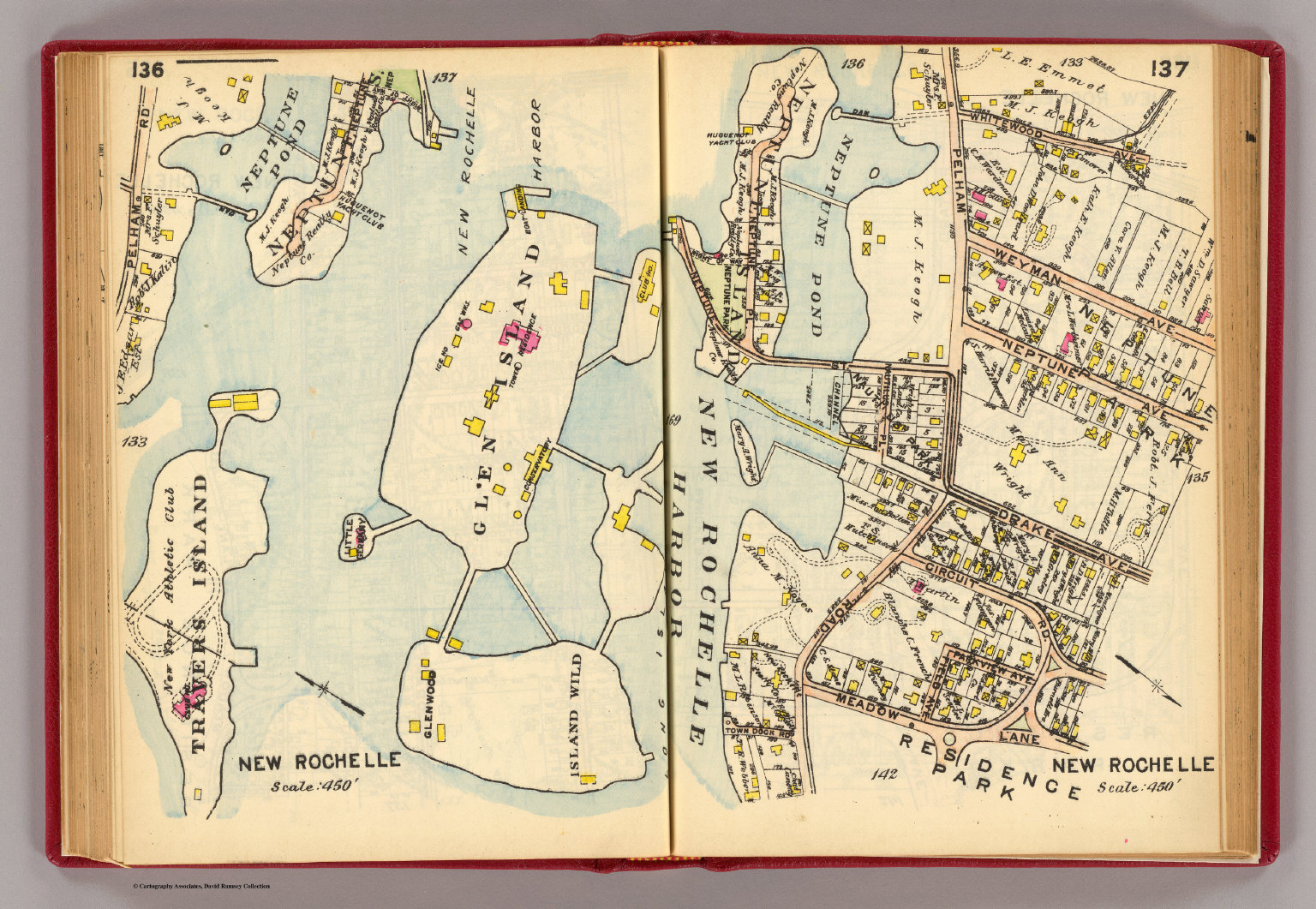 136-137 New Rochelle. - David Rumsey Historical Map Collection