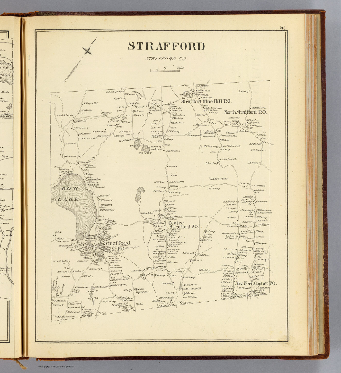 Strafford, Strafford Co. - David Rumsey Historical Map Collection
