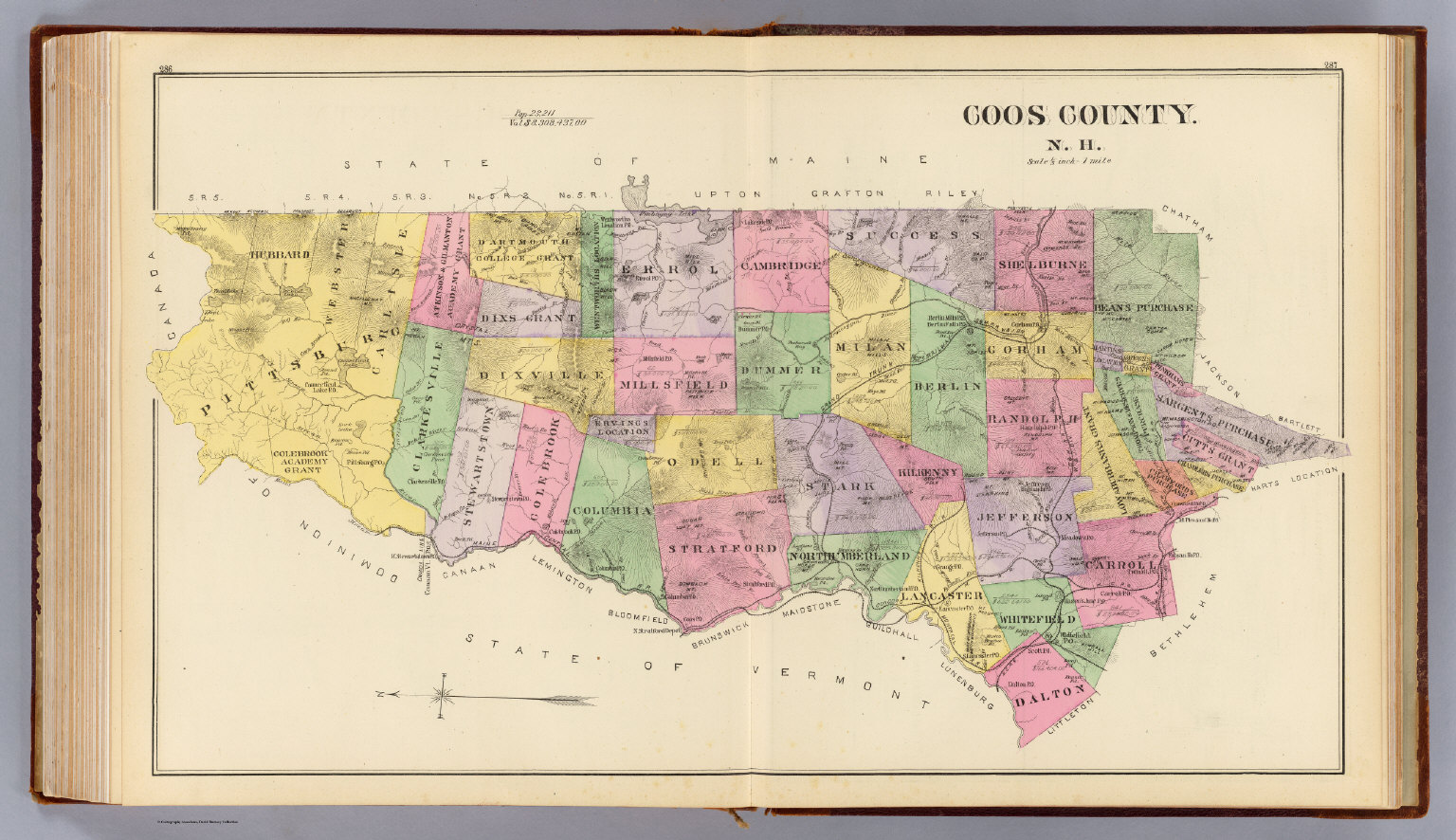 Coos County, N.H. - David Rumsey Historical Map Collection