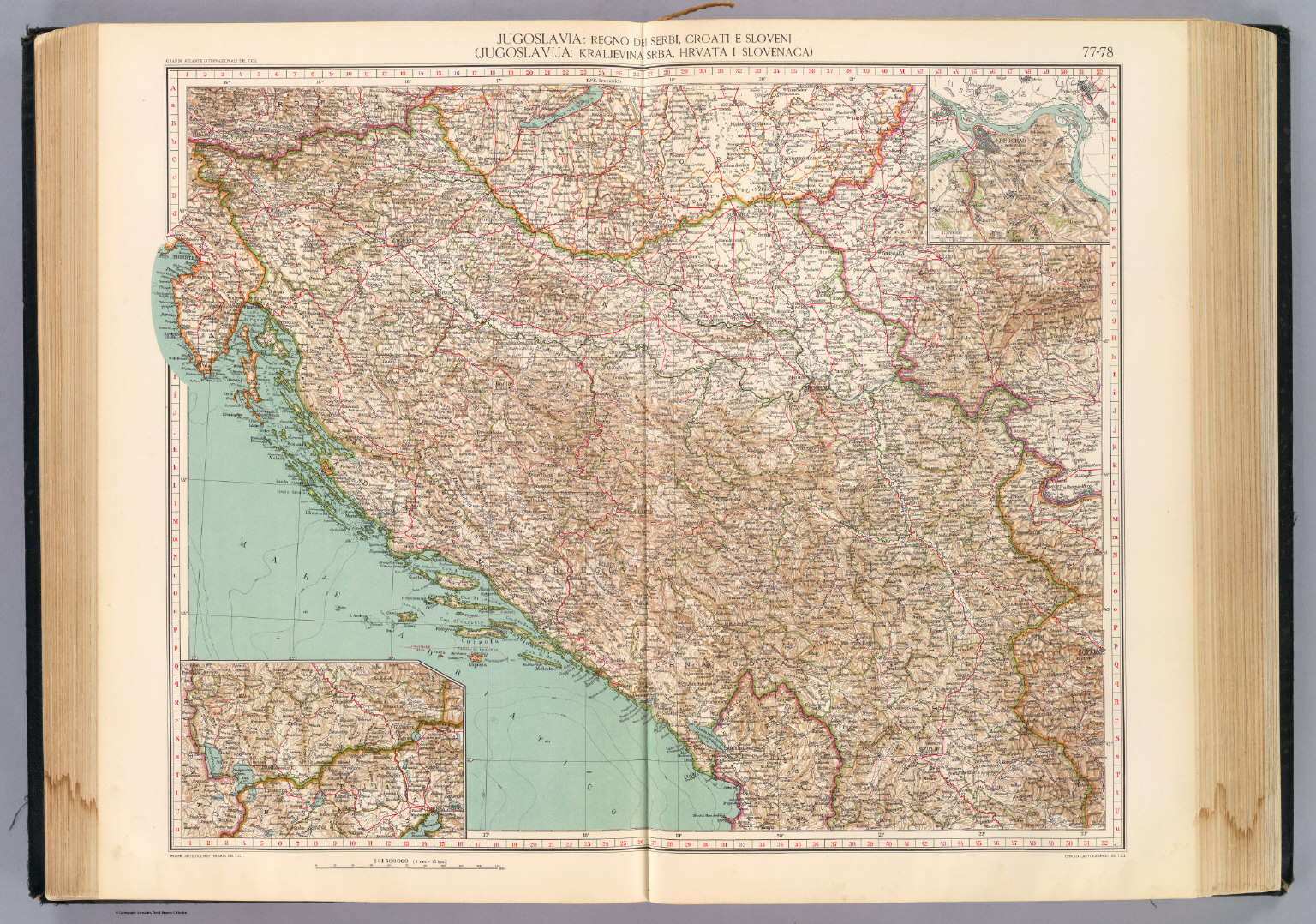 77-78. Jugoslavia. - David Rumsey Historical Map Collection