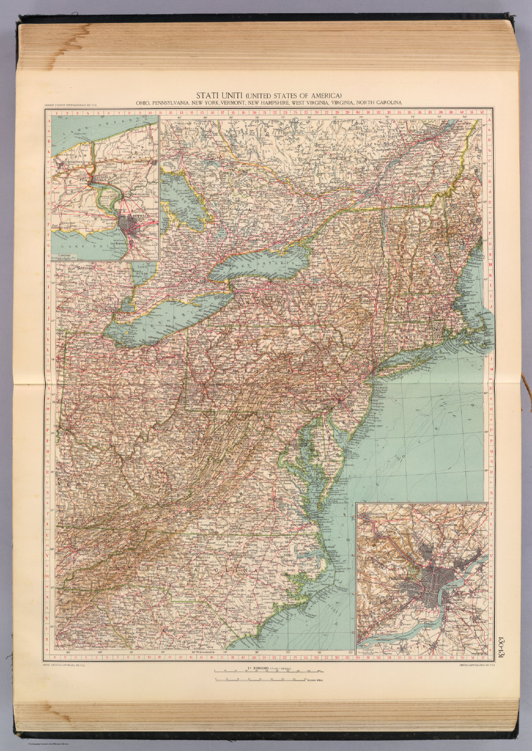 130-31. Ohio, Penn., N.Y., Vt., N.H., W.Va., Va., N.C. - David Rumsey ...