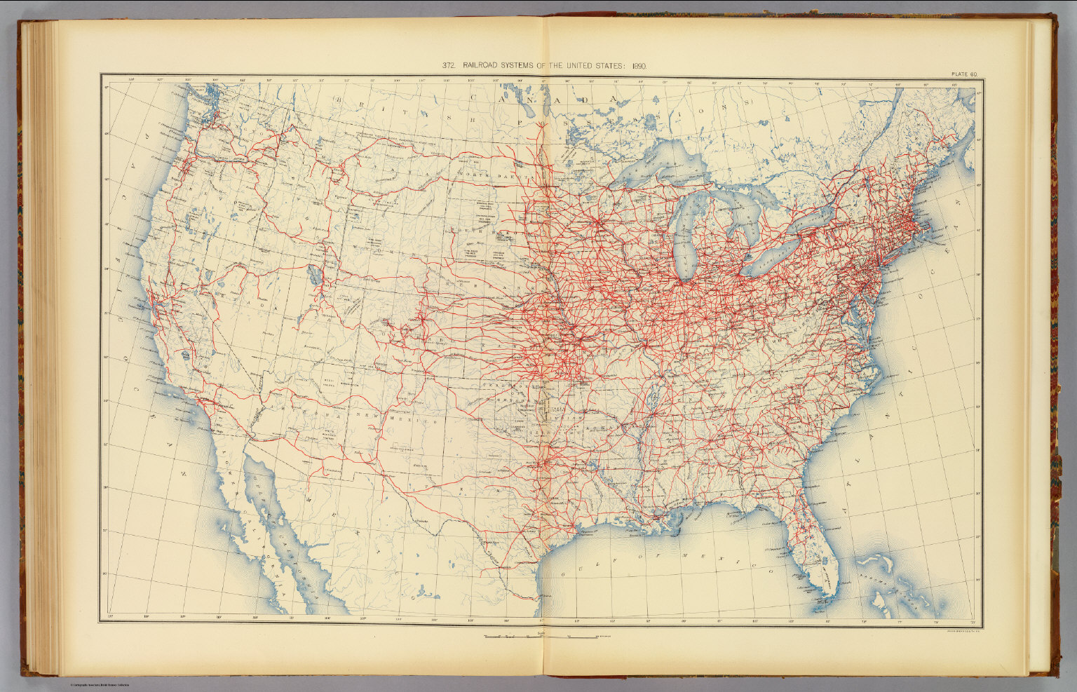 60. Railroad systems 1890. - David Rumsey Historical Map Collection