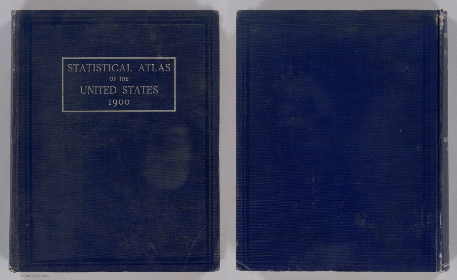 Cover: Statistical atlas 1900. - David Rumsey Historical Map Collection