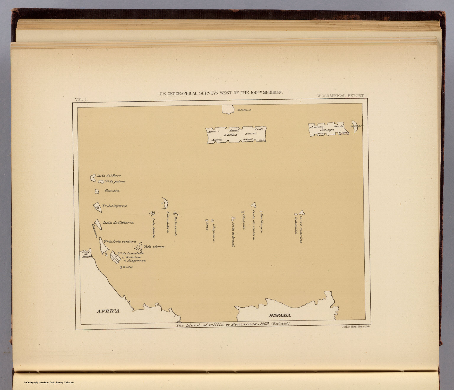 Antilia, 1463. - David Rumsey Historical Map Collection