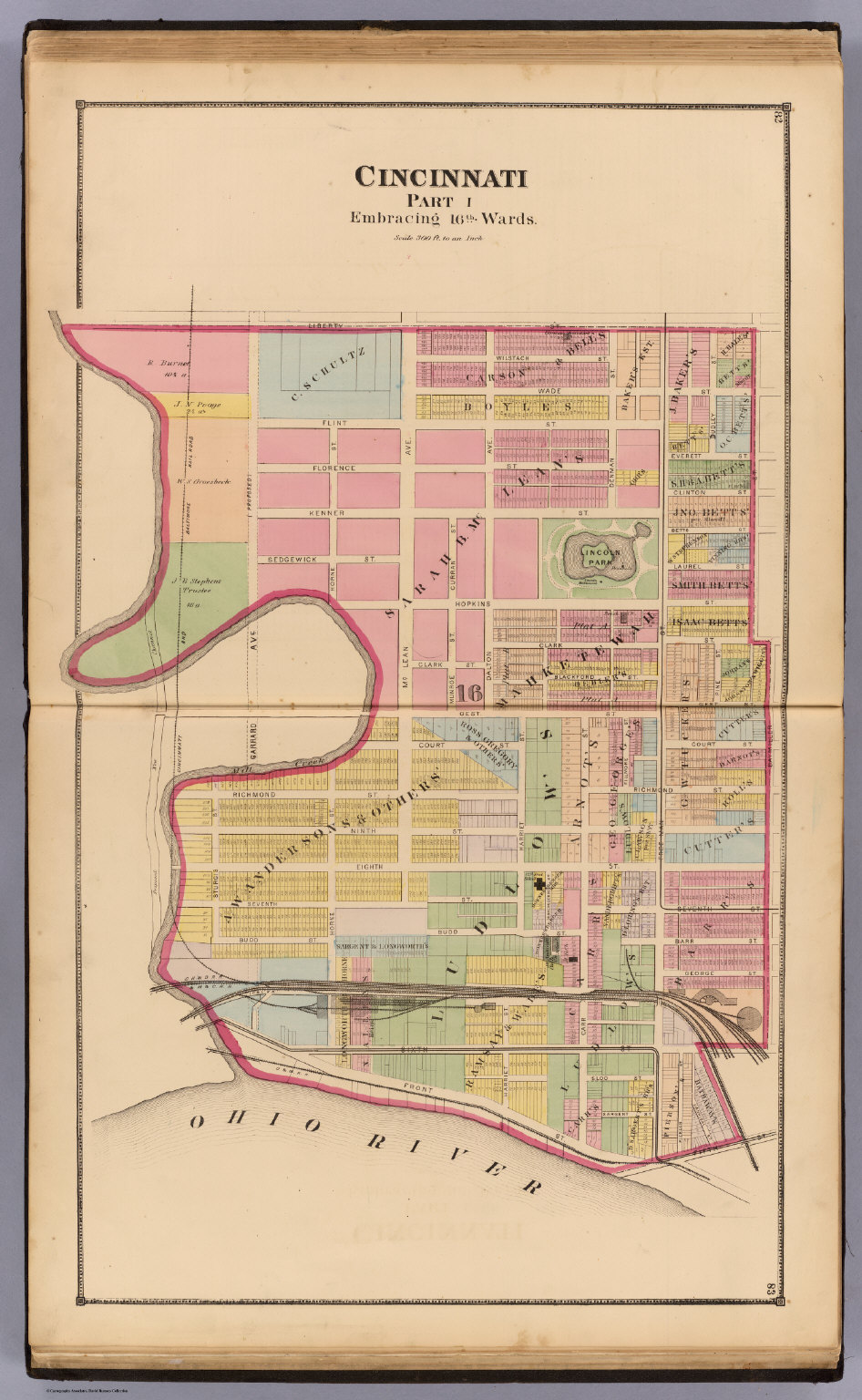 Cincinnati 1, ward 16. - David Rumsey Historical Map Collection