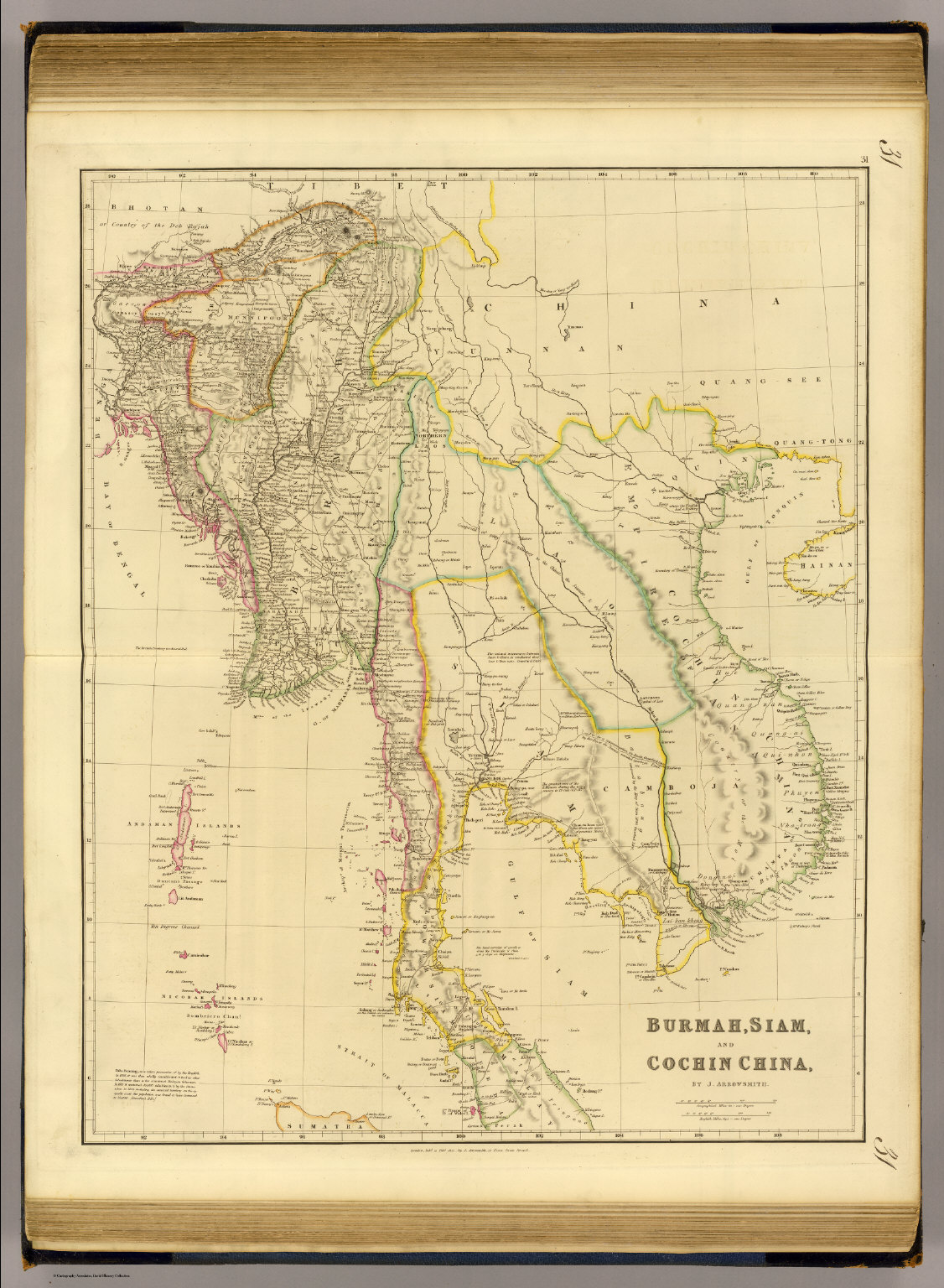 Burmah, Siam, Cochin China. - David Rumsey Historical Map Collection