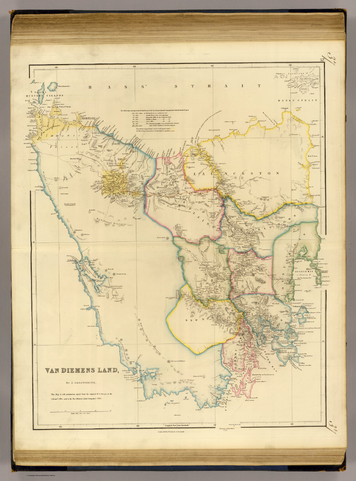 Van Diemens Land. - David Rumsey Historical Map Collection
