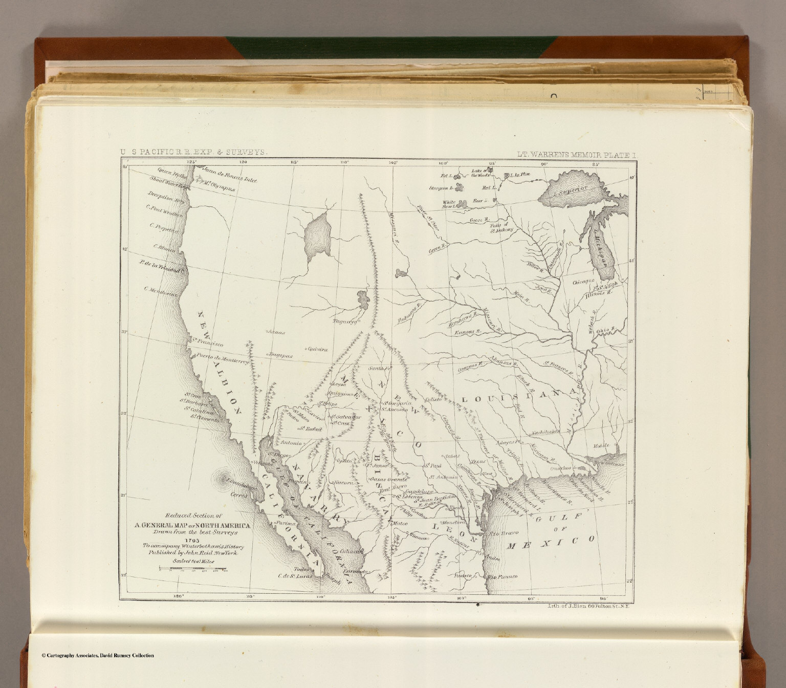Reduced section, general map, North America, 1795. - David Rumsey ...