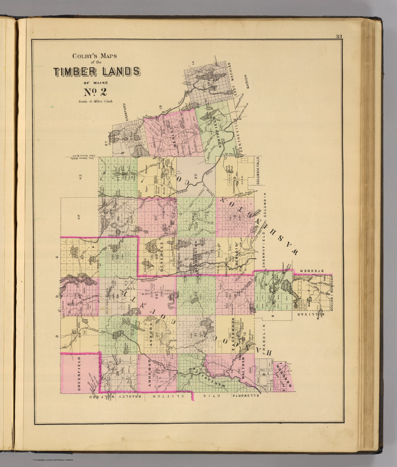 Timber lands 2. - David Rumsey Historical Map Collection