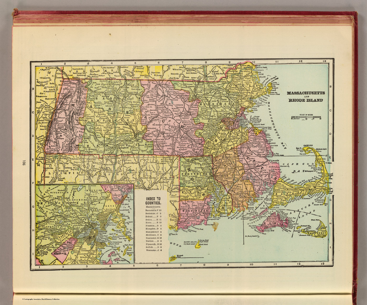 Mass., R.I. - David Rumsey Historical Map Collection
