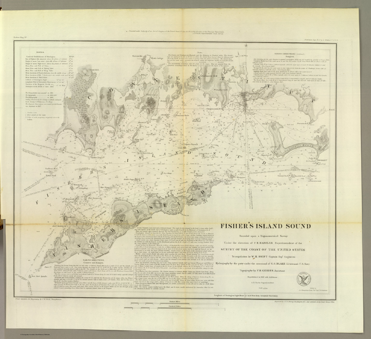 Fisher's Island Sound. - David Rumsey Historical Map Collection