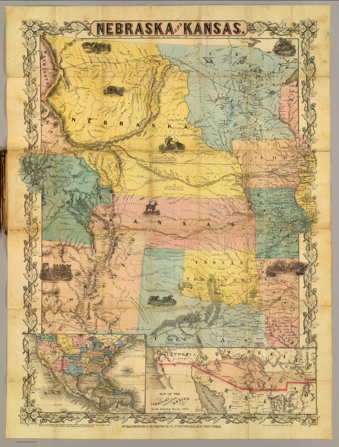 Nebraska And Kansas. - David Rumsey Historical Map Collection