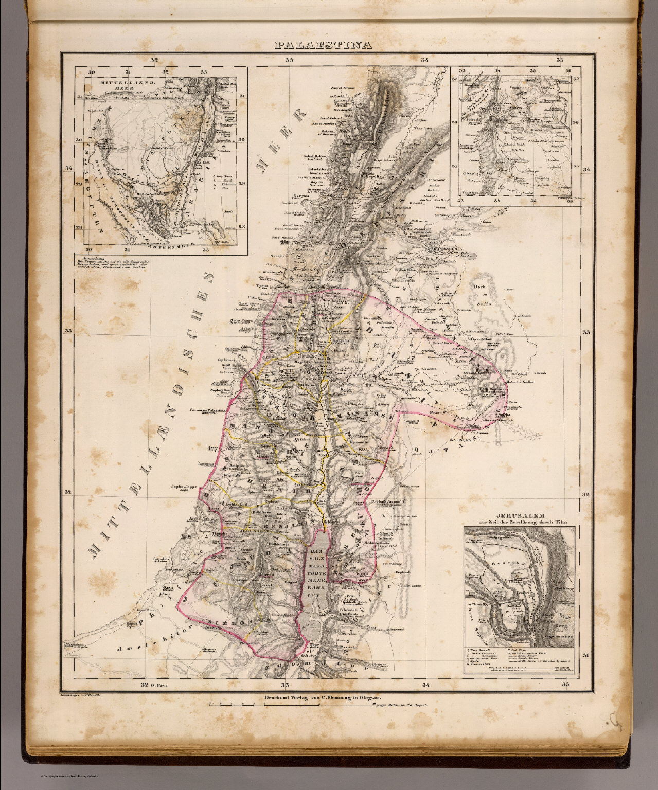 Palaestina. - David Rumsey Historical Map Collection