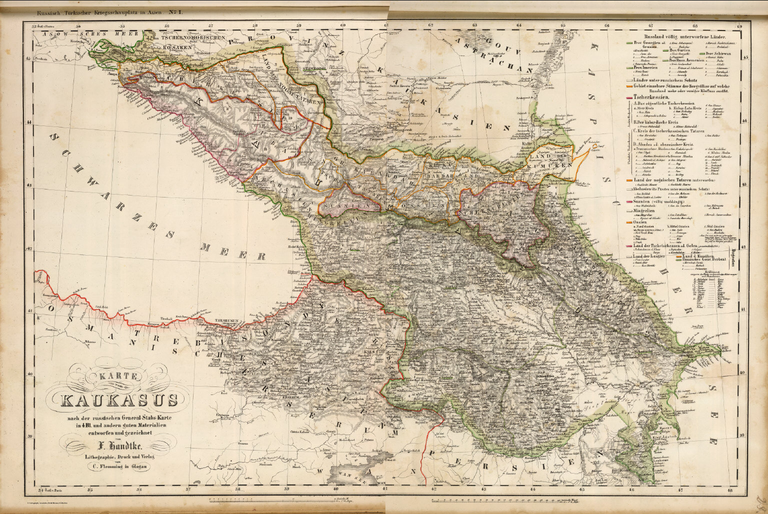Composite: Kaukasus. - David Rumsey Historical Map Collection