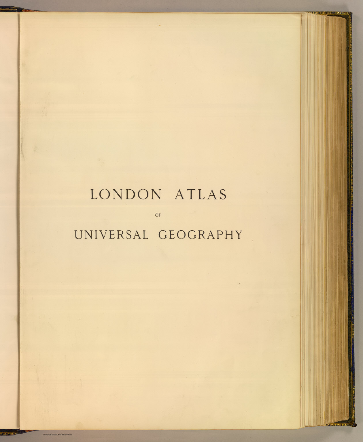 Half Title: Stanford's London atlas of universal geography. - David ...