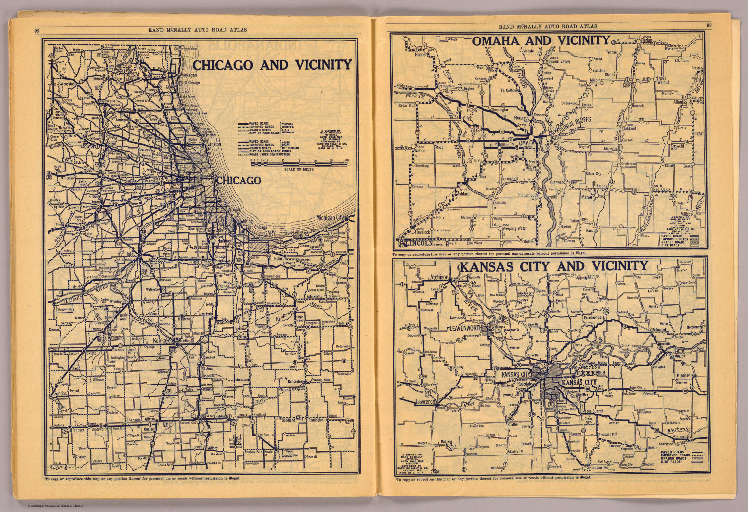 Chicago, Omaha, Kansas City. - David Rumsey Historical Map Collection