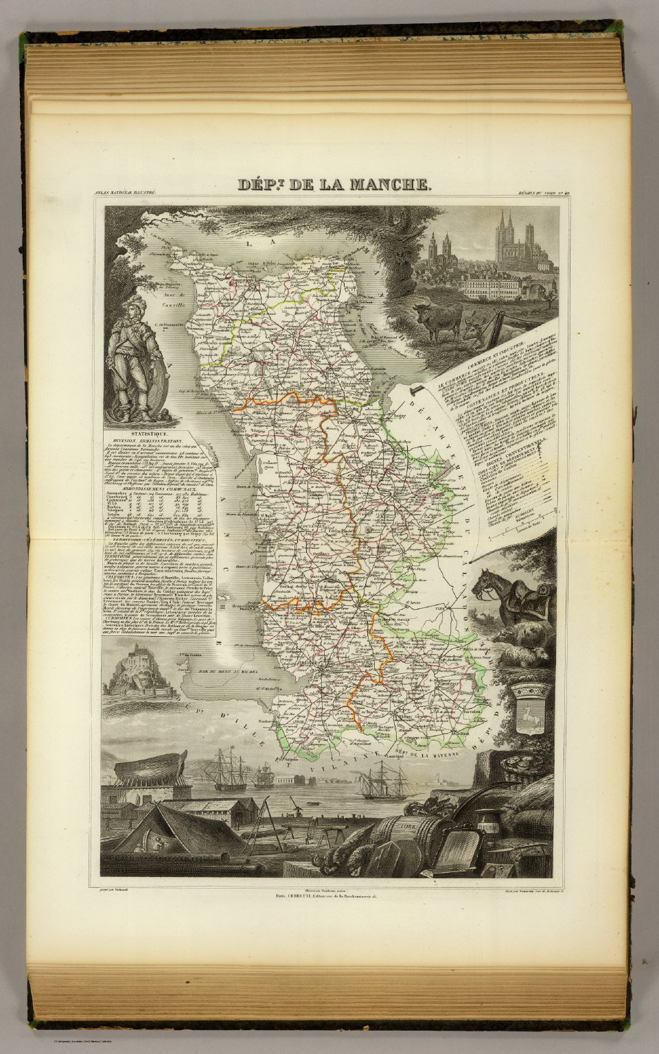 Dept. De La Manche. - David Rumsey Historical Map Collection