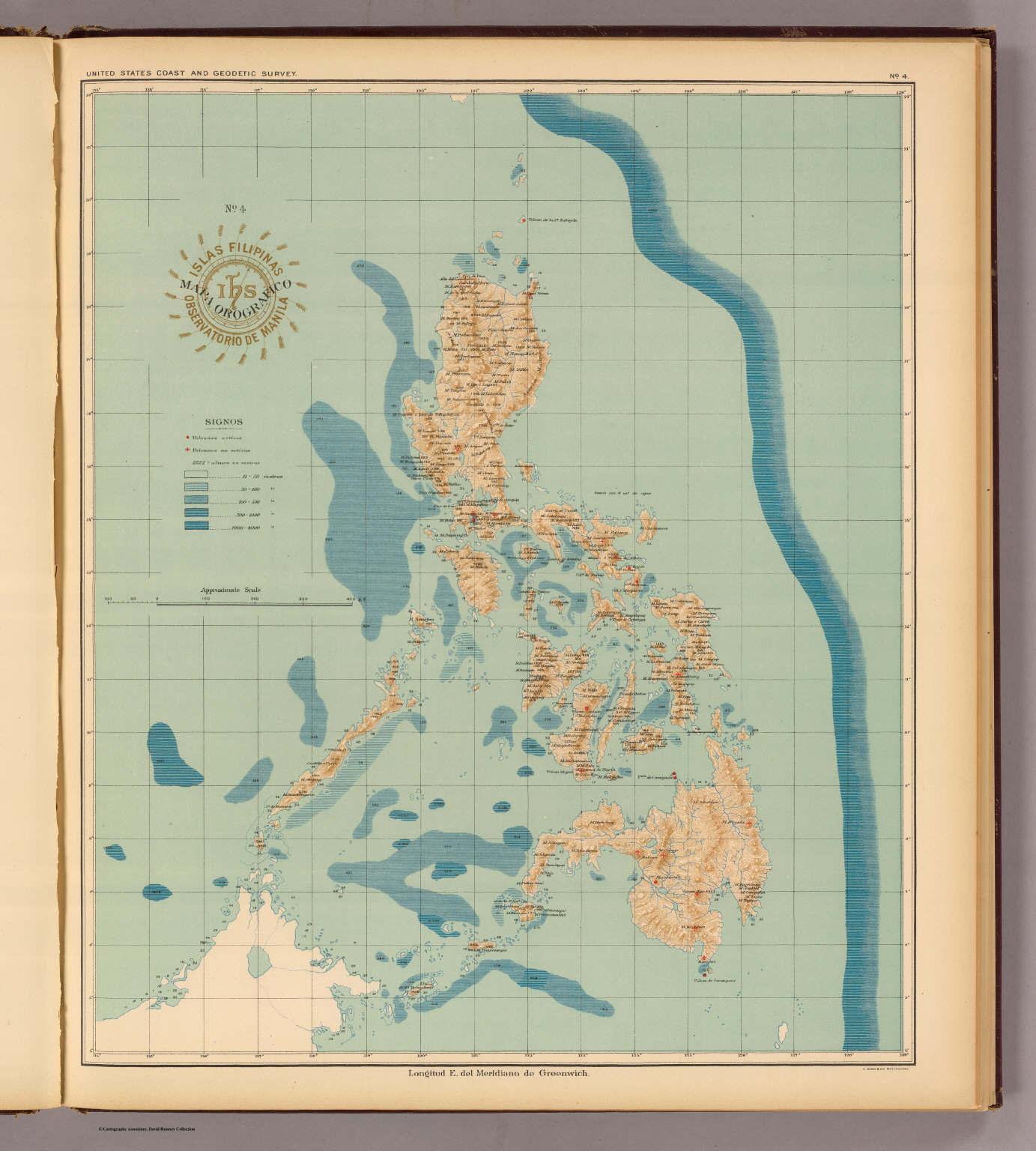 No. 4. Mapa Orografico. - David Rumsey Historical Map Collection