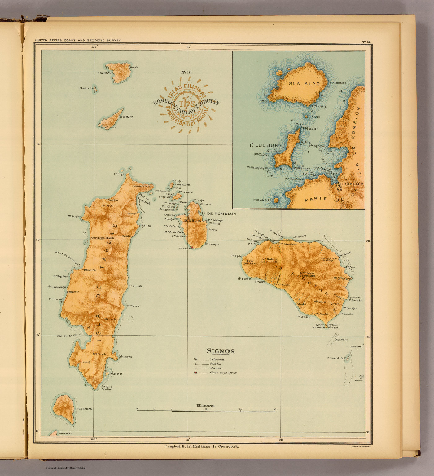 No. 16. Romblon, Tablas y Sibuyan. - David Rumsey Historical Map Collection