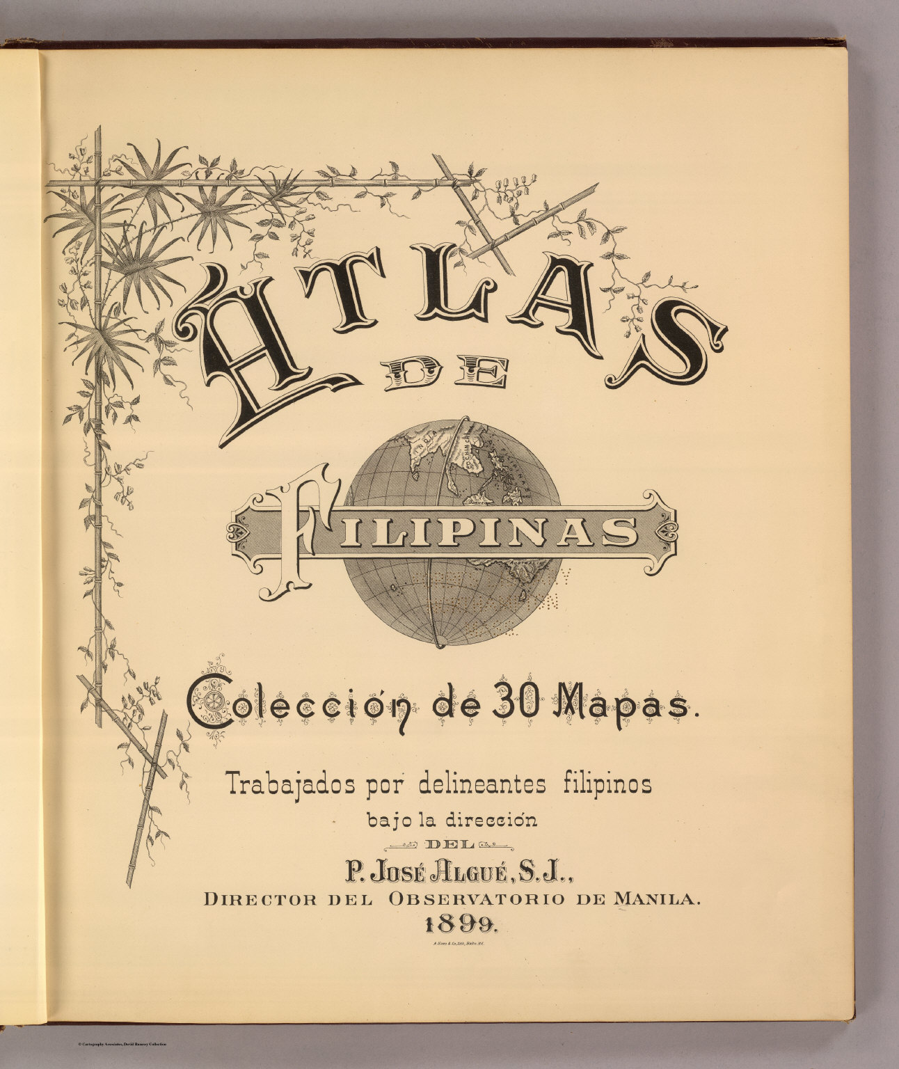 Title Page No. 1: Atlas de Filipinas. - David Rumsey Historical Map ...