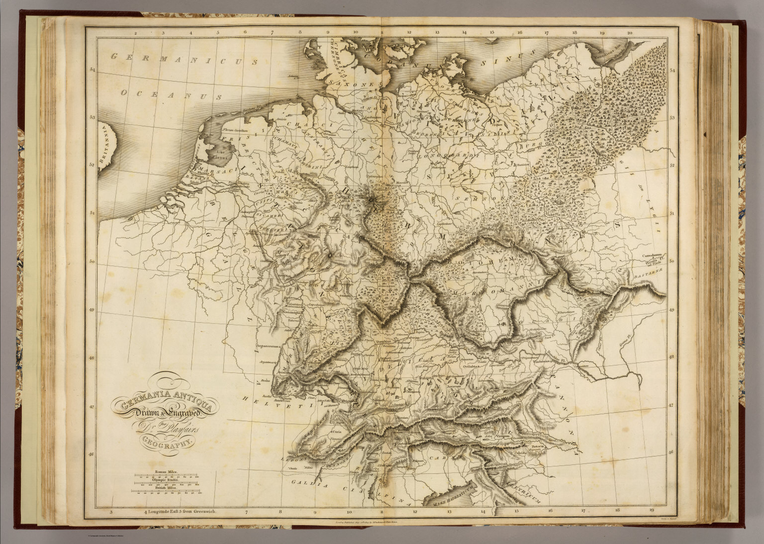 Germania Antiqua. - David Rumsey Historical Map Collection