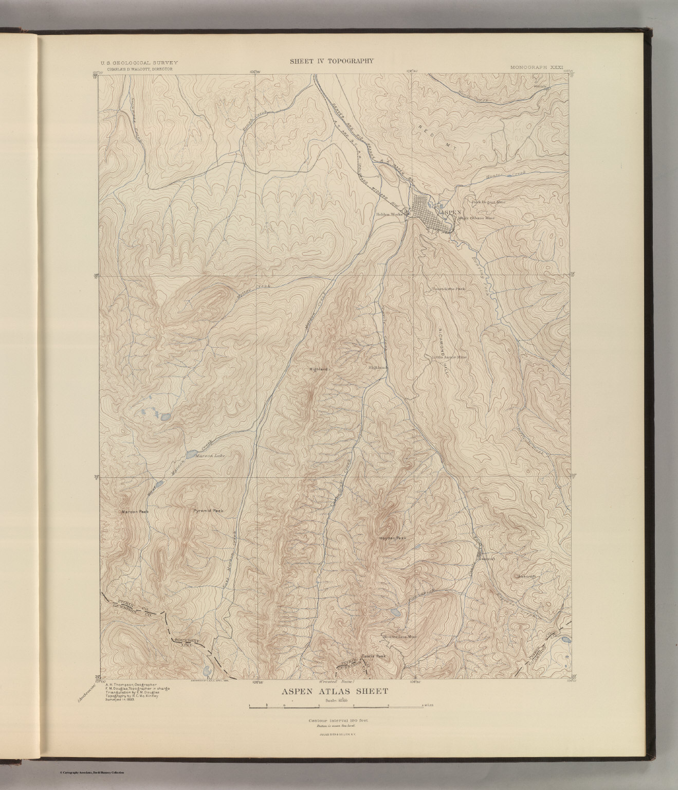 Aspen Atlas Sheet. - David Rumsey Historical Map Collection