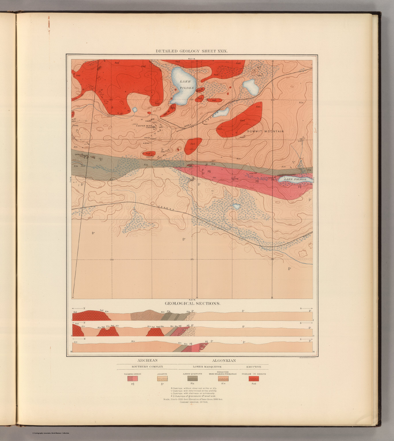 Detailed Geology Sheet XXIX. - David Rumsey Historical Map Collection