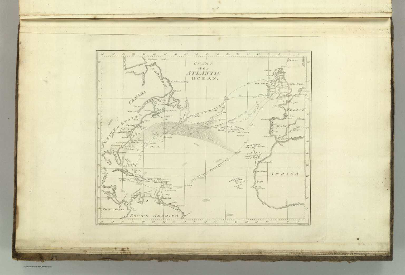 Chart of the Atlantic Ocean. - David Rumsey Historical Map Collection