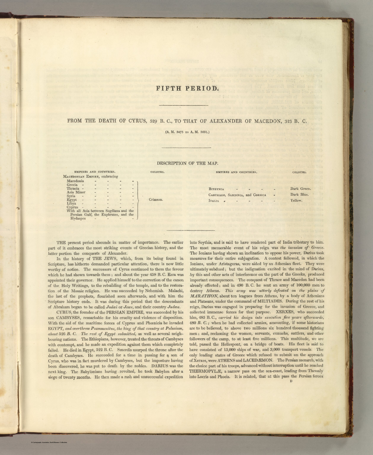 Text Page: Fifth Period. From 529 B.C. to 323 B.C. - David Rumsey ...