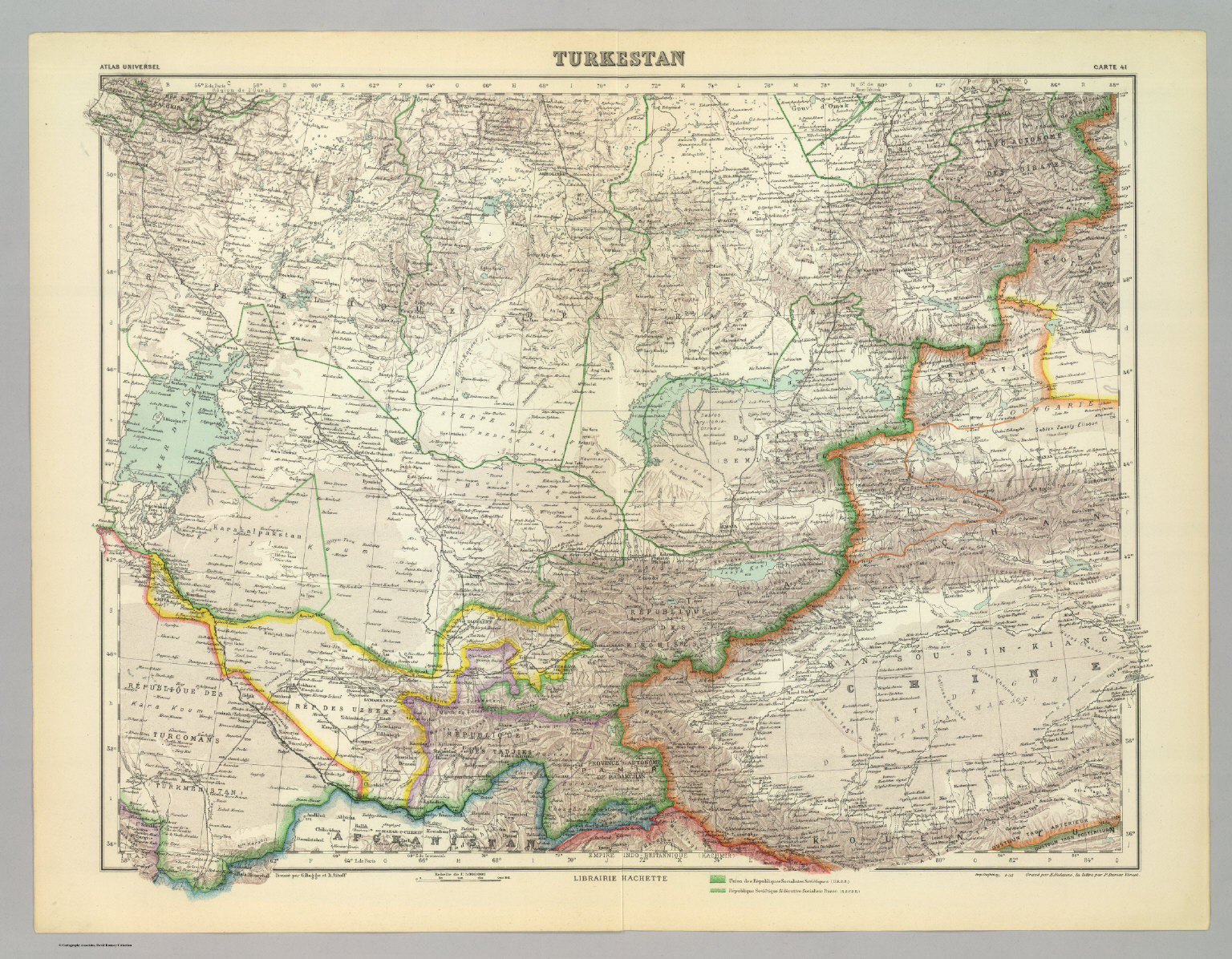 Turkestan. - David Rumsey Historical Map Collection