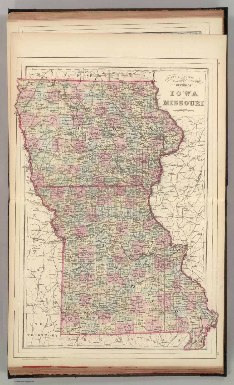 Iowa, Missouri. - David Rumsey Historical Map Collection