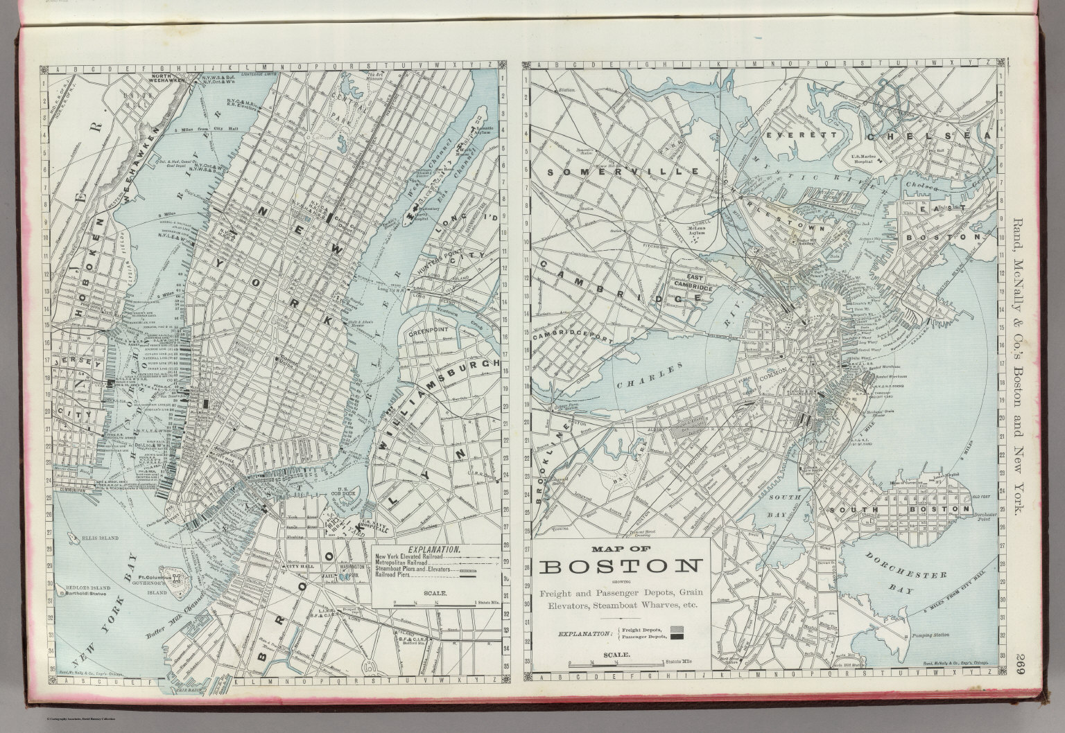Boston and New York. - David Rumsey Historical Map Collection