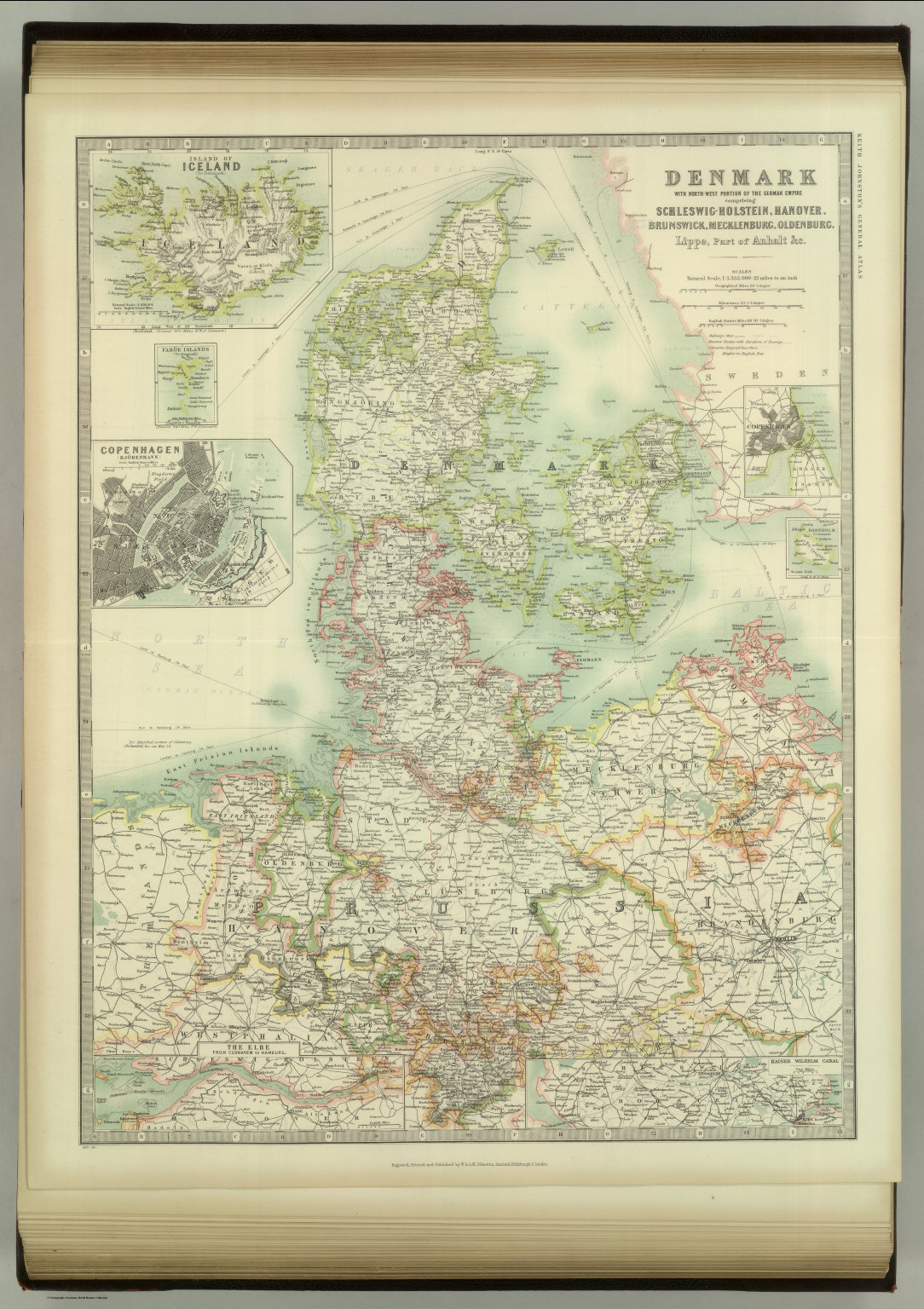 Denmark with Northwest portion of the German Empire - David Rumsey ...