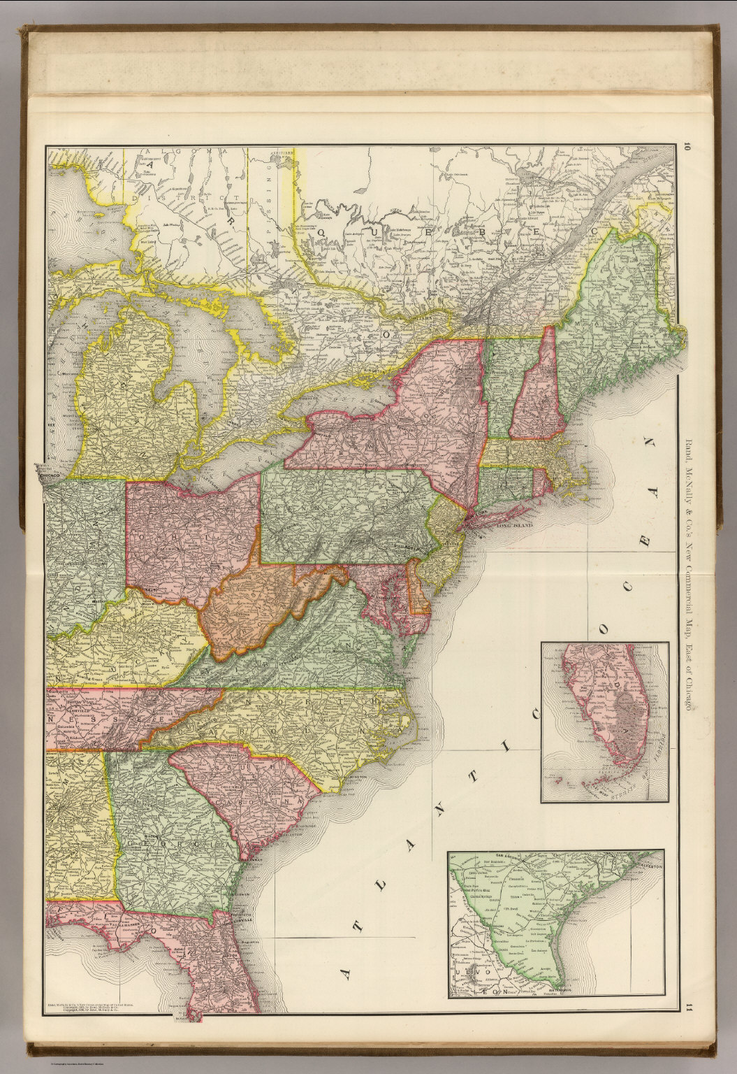 Commercial Map, East of Chicago. - David Rumsey Historical Map Collection