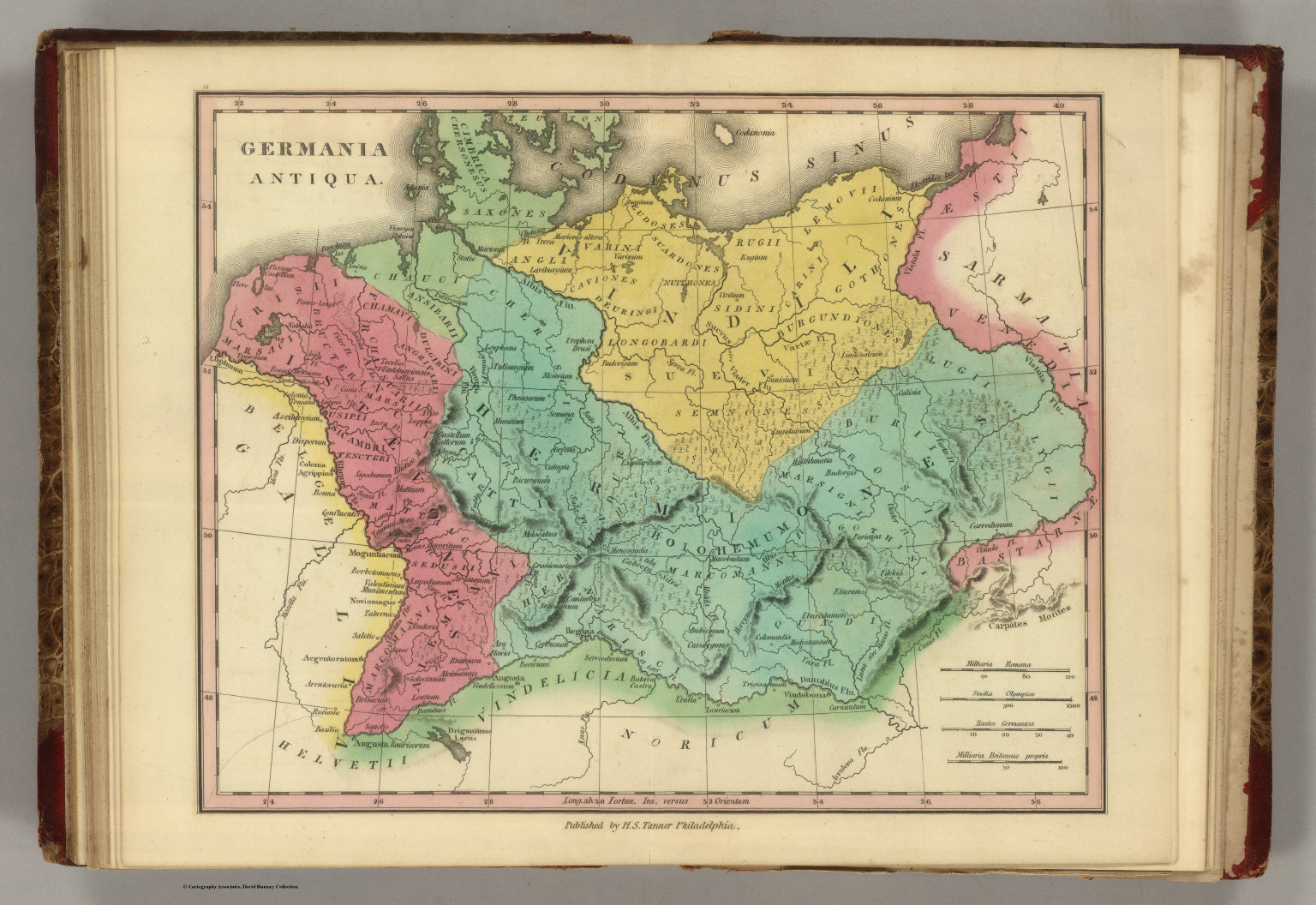 Germania Antiqua. (1826) - David Rumsey Historical Map Collection