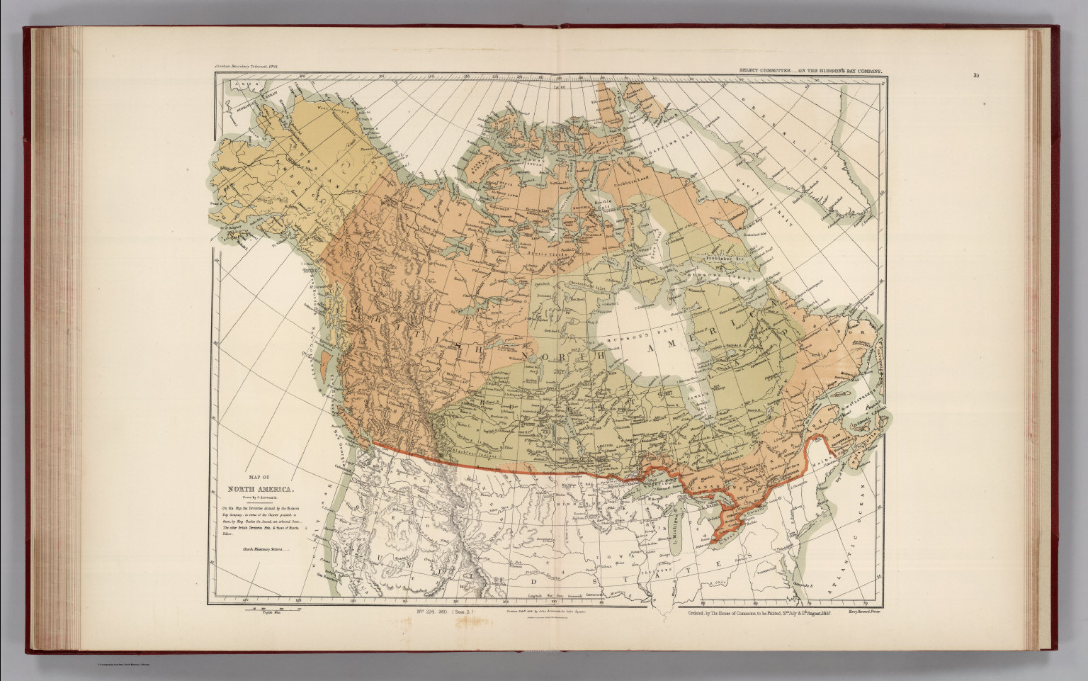 Facsimile: Arrowsmith's North America. - David Rumsey Historical Map ...